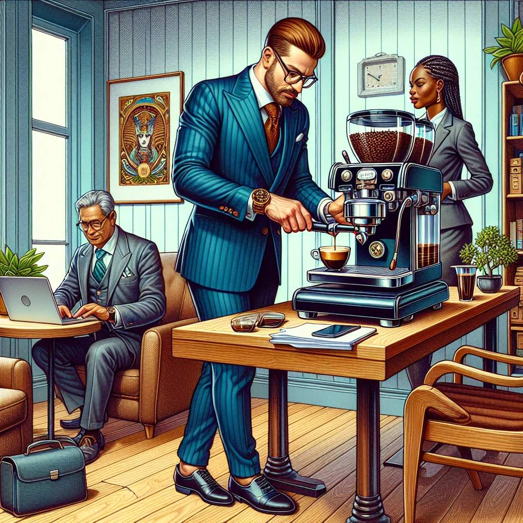 Cafe-Quality Espresso in Small Offices: Distinguished Knob-Controlled ...