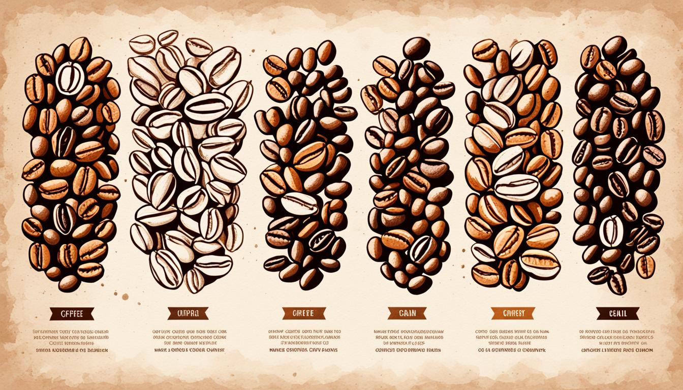 What are the different types of coffee beans?