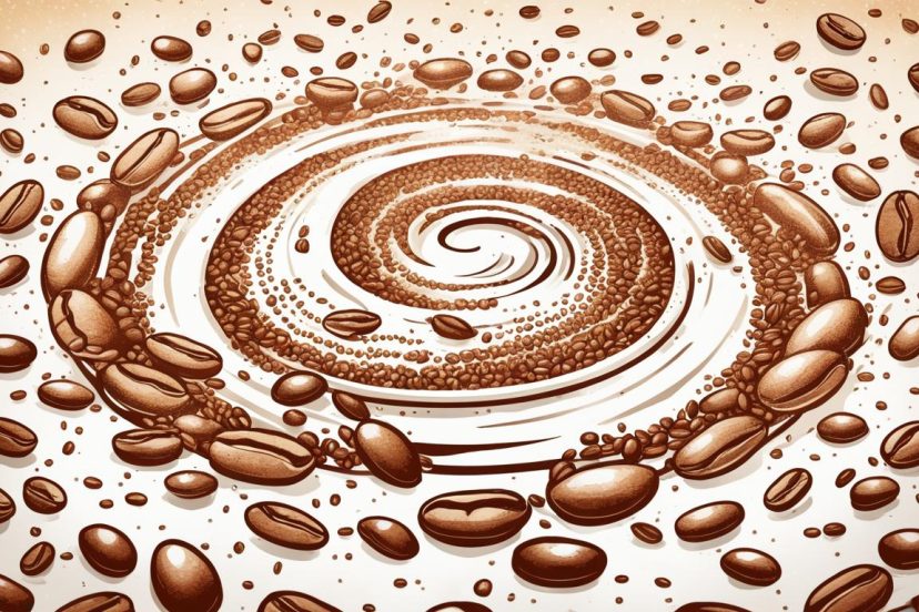 What is the bloom stage when brewing coffee beans?