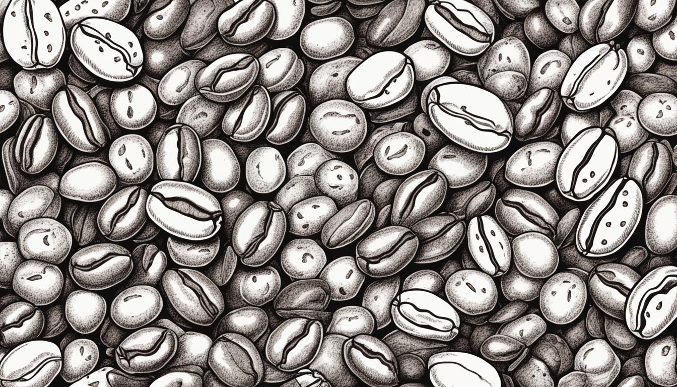 What are the common defects found in coffee beans?