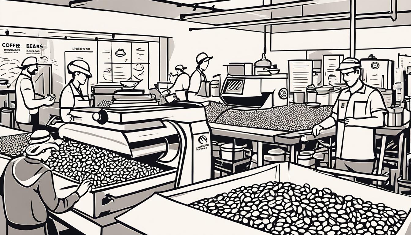 What is the role of the coffee bean roaster?