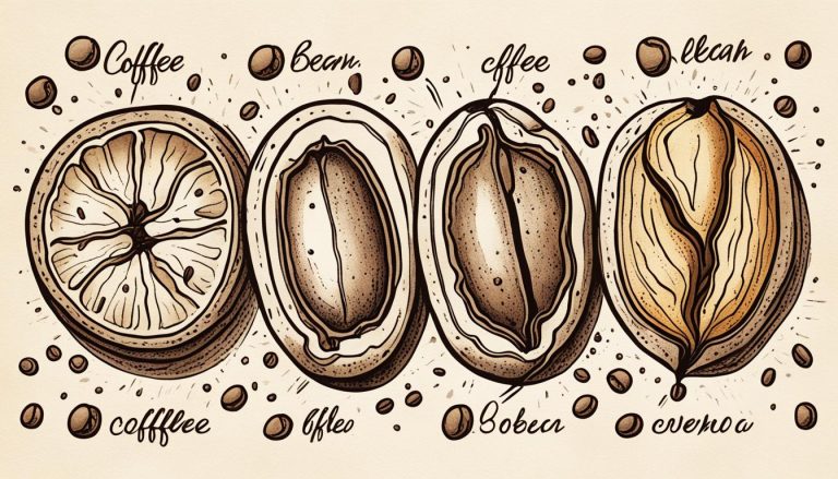 What are the common defects found in coffee beans?