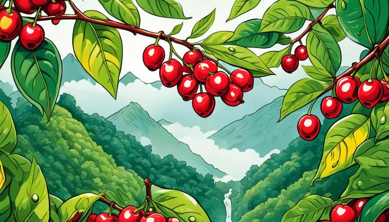 How are coffee cherries and coffee beans related?