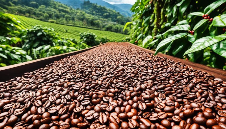 How do different coffee bean processing methods affect flavor?