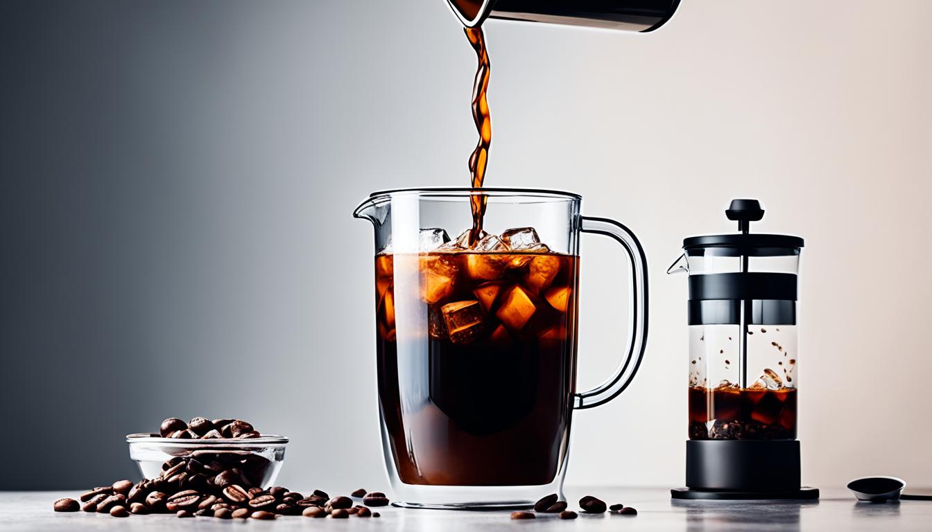 How can I make cold brew coffee with a French press?