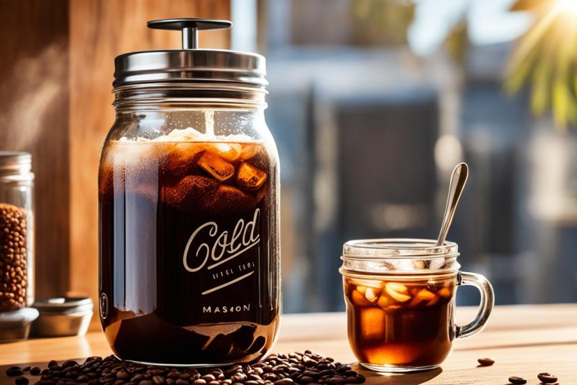 Can I make cold brew coffee with a coffee grinder and a mason jar?