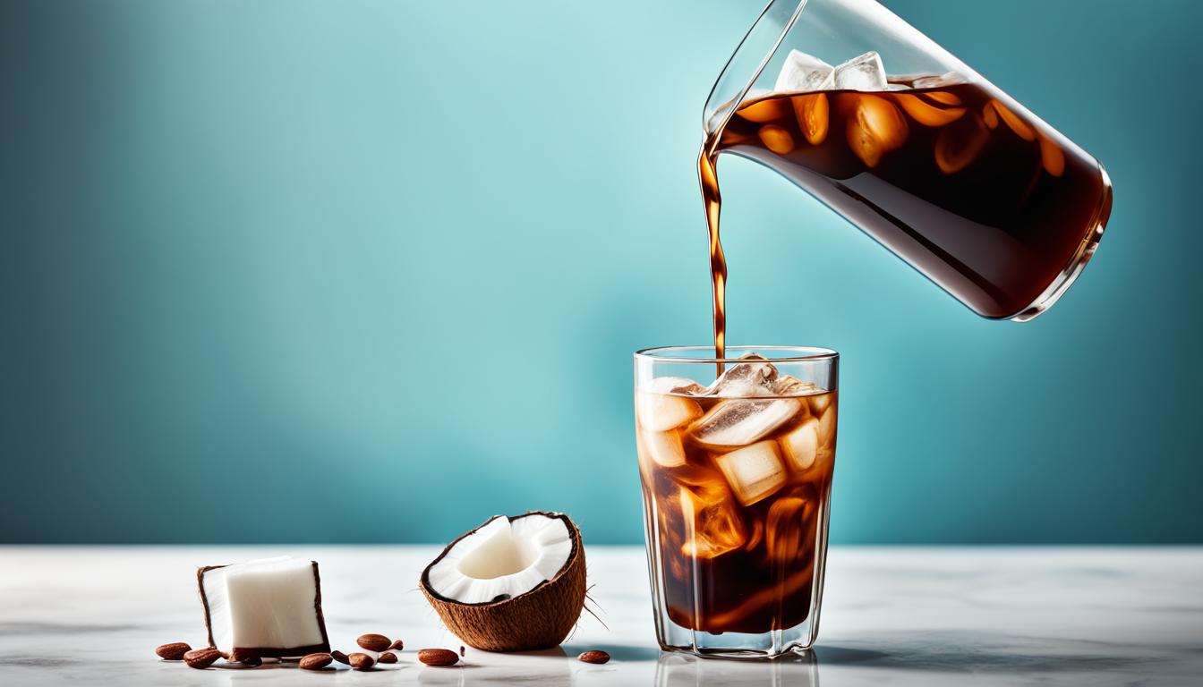 Can I use coconut milk or almond milk in cold brew coffee?